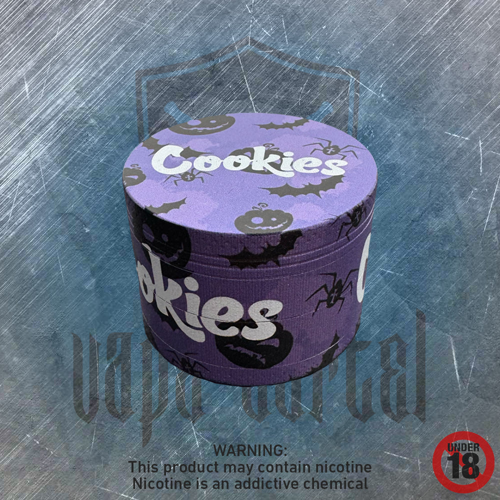 50mm 4 Pc Cookies Grinder – VAPE CARTEL
