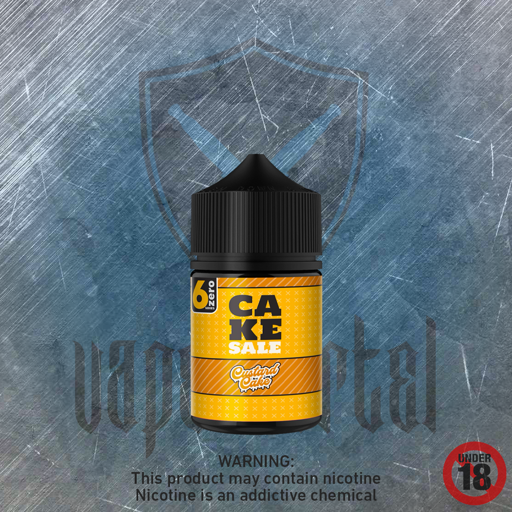 Cake Sale Custard Cake MTL/Nic Salt Longfill | Vape Cartel – VAPE CARTEL