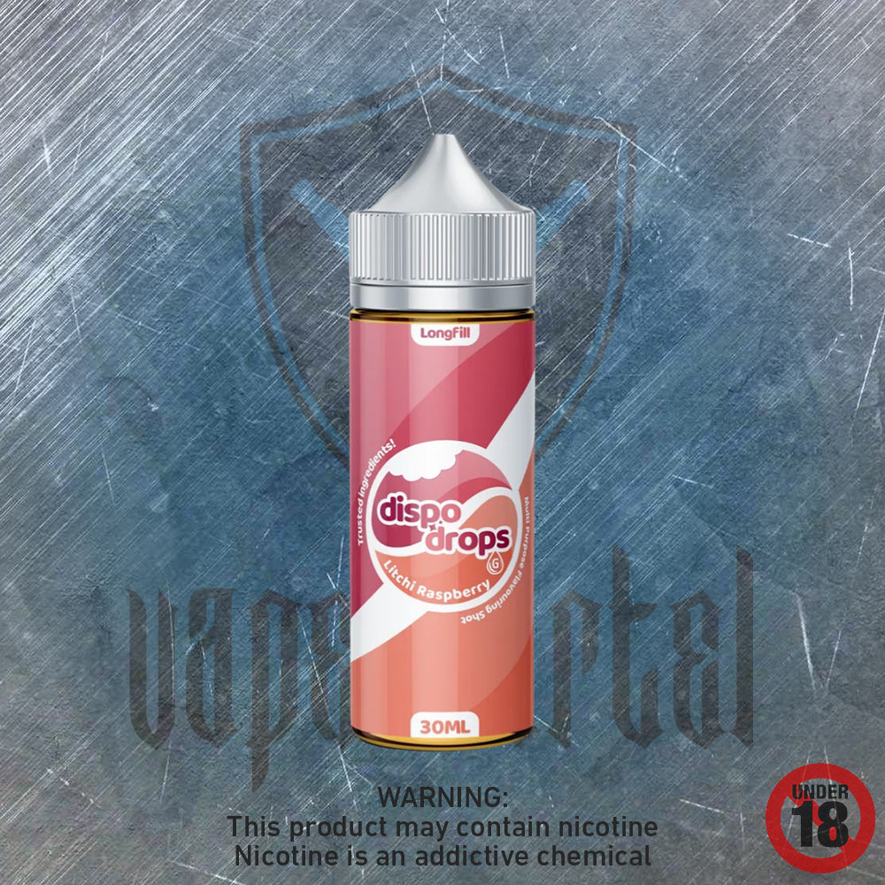 Dispo Drops: Litchi Raspberry Longfill – VAPE CARTEL